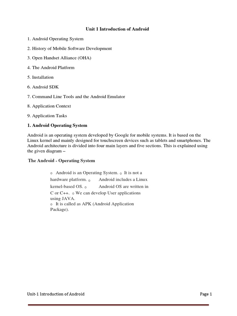 ch1 9 | PDF | Android (Operating System) | Java (Programming Language)
