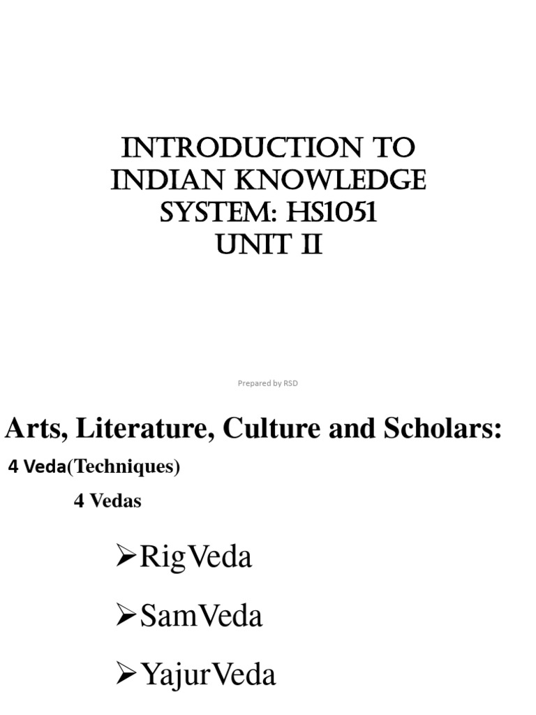 IKS_Unit 2 | PDF