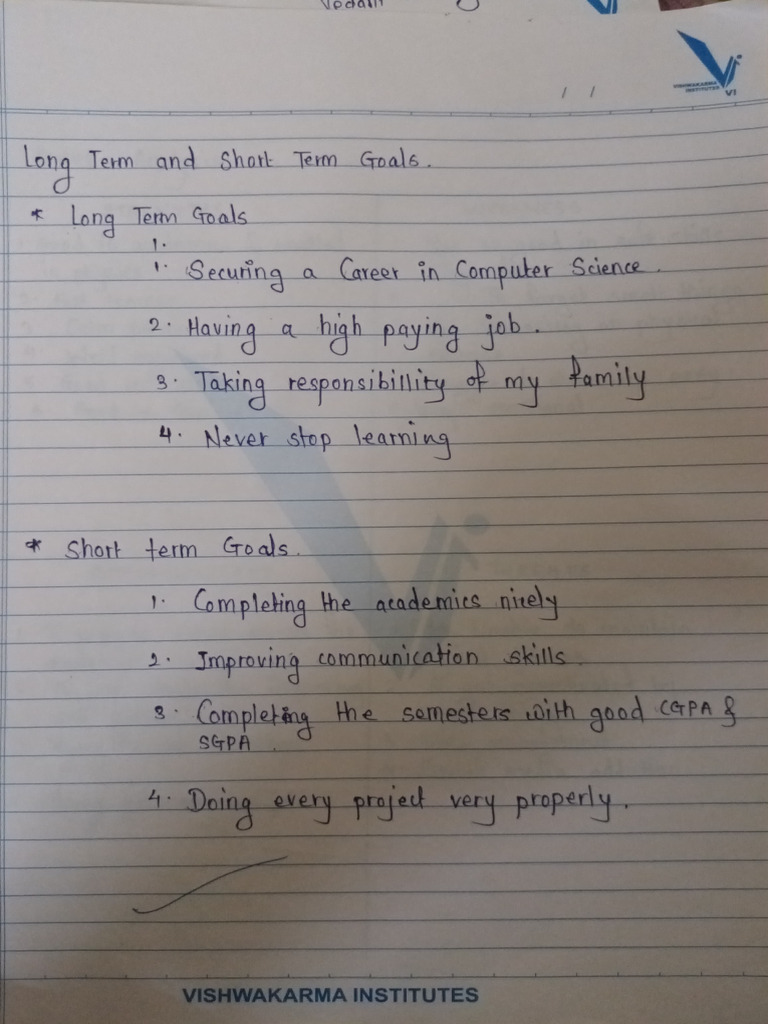 Career Goals in Computer Science | PDF
