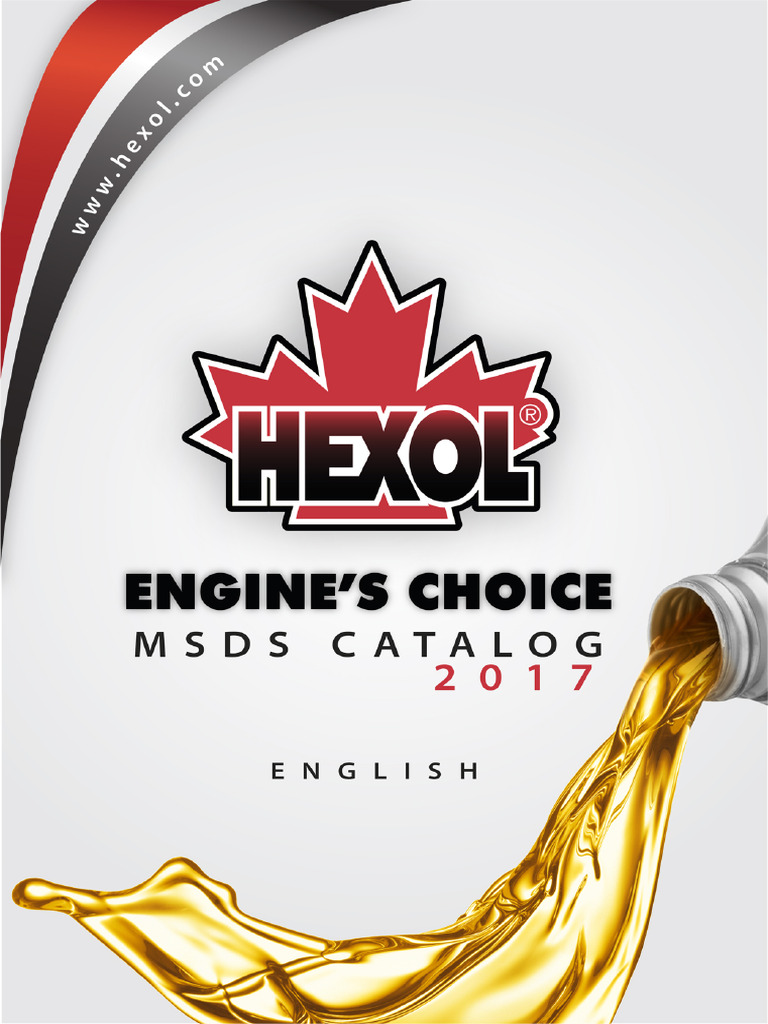 Hexol Catalog MSDS - EN | PDF | Firefighting | Combustion