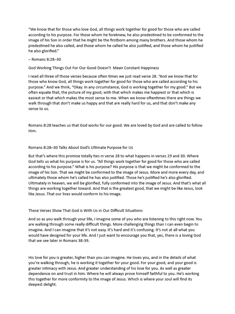 Assignment | PDF | Jesus | Predestination