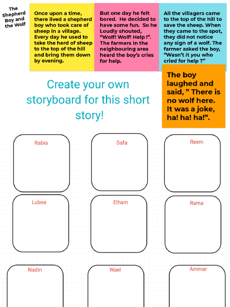 Create Your Storyboard! Skills 2 | PDF Create Your Storyboard! Skills 2 | PDF