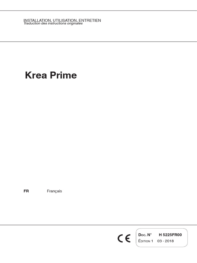 Necta Krea Prime Manuel | PDF