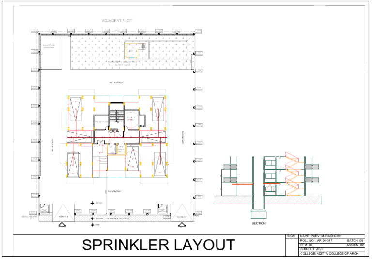 Ar-20-047 - Sprinkler Layout | PDF