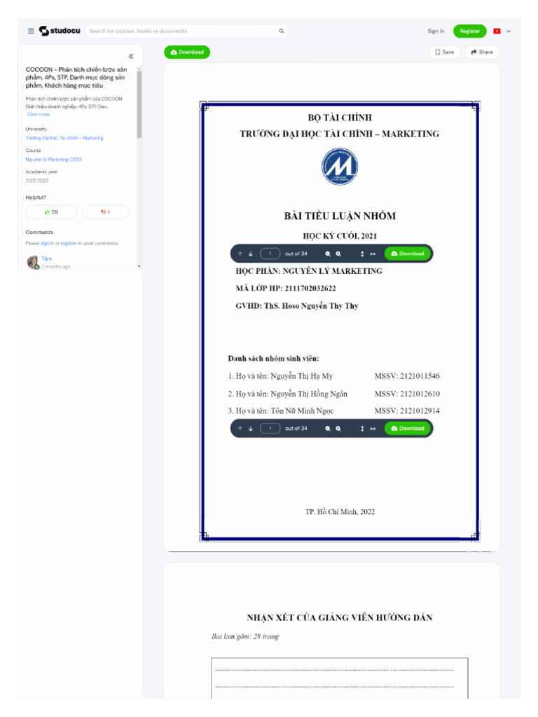 screencapture-studocu-vn-document-truong-dai-hoc-tai-chinh-marketing-nguyen-ly-marketing-cocoon ...