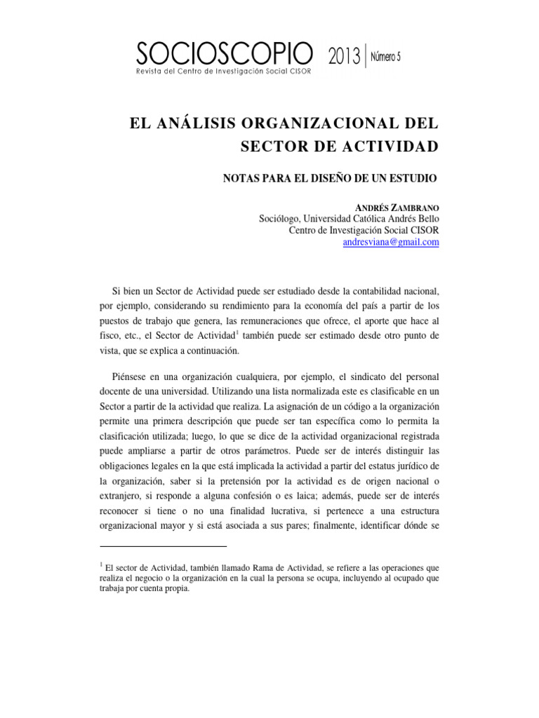 2013 Análisis Organizacional | PDF | Sindicato