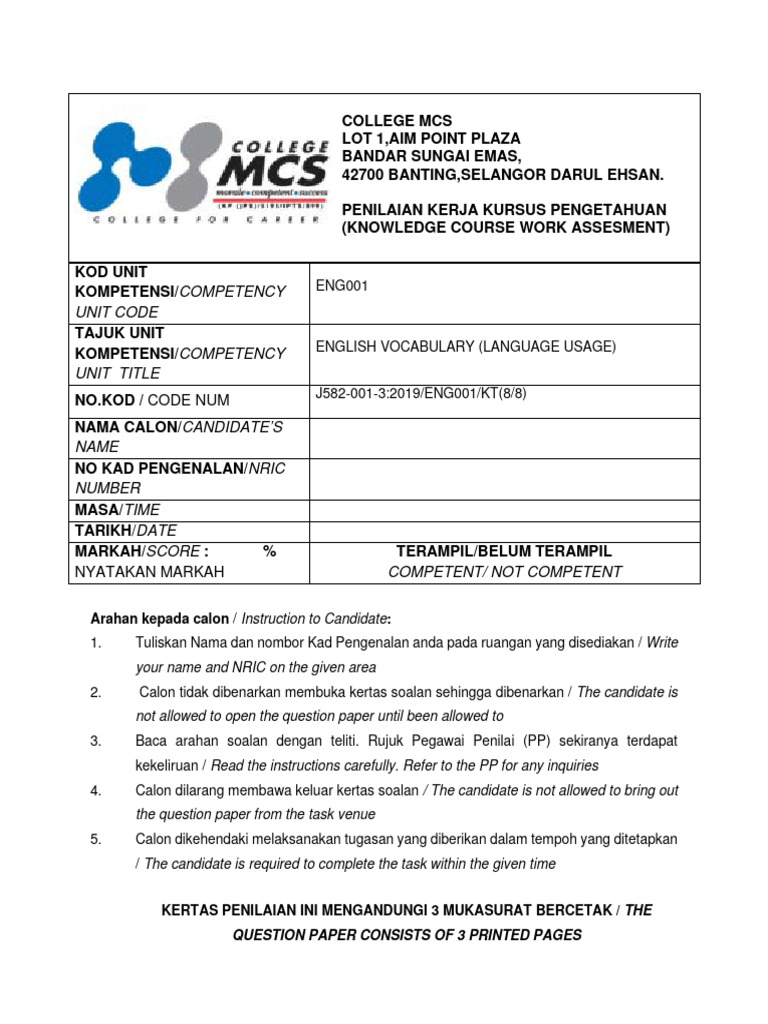 Assignment - Wa8 - Language Usage | PDF | Learning | Cognition