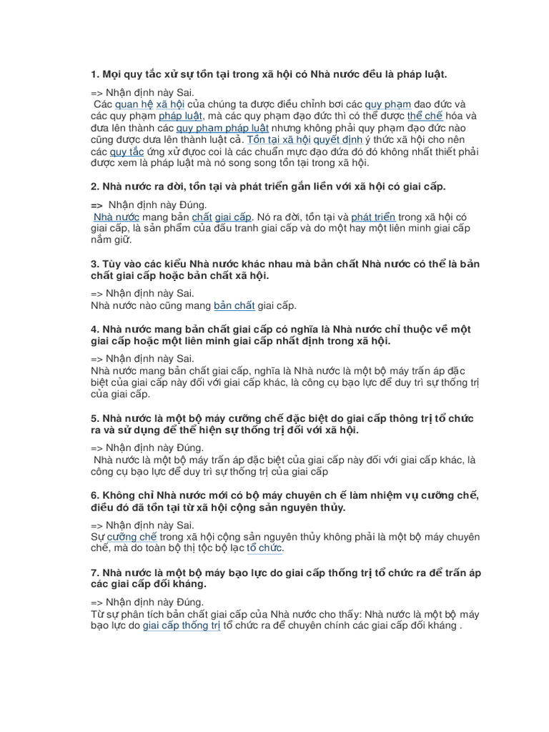 120c Trac Nghiem Phap Luat Dai Cuong Neu - Compress | PDF