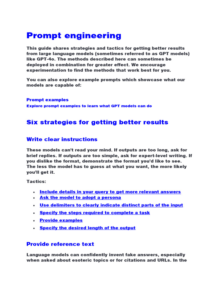 Prompt Engineering | Download Free PDF | Information Retrieval | Computer Programming