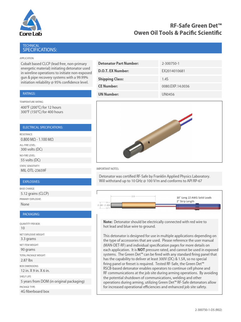 Det - DET 2 300750 1 DS R02 | PDF | Packaging And Labeling
