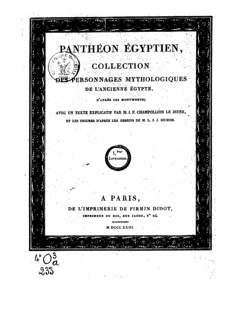 Panthéon Égyptien | PDF