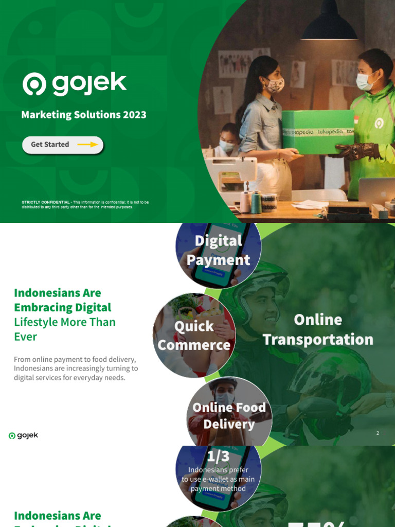 Gojek Pitch Deck 2023 | PDF | Marketing | Promotion And Marketing ...