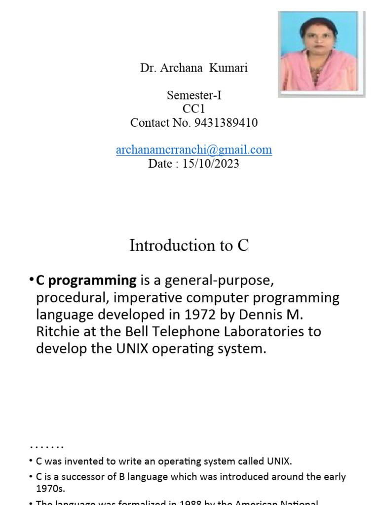 CC1 (C Language) | PDF | Integer (Computer Science) | C (Programming Language)