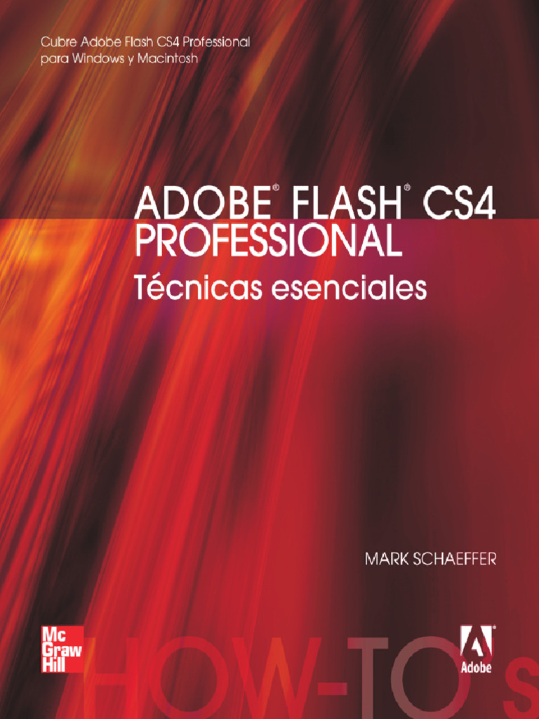 Adobe Flash CS4 Professional Técnicas Esenciales - Nodrm | PDF | Adobe Flash | Multimedia