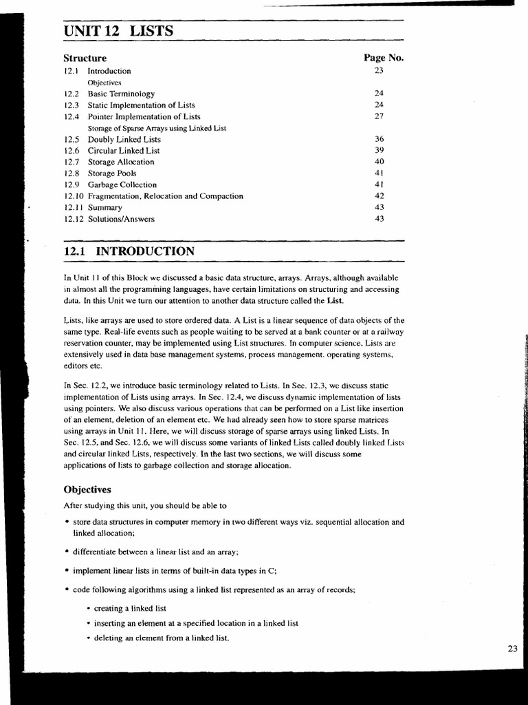 Unit12 | PDF | Pointer (Computer Programming) | Computer Engineering