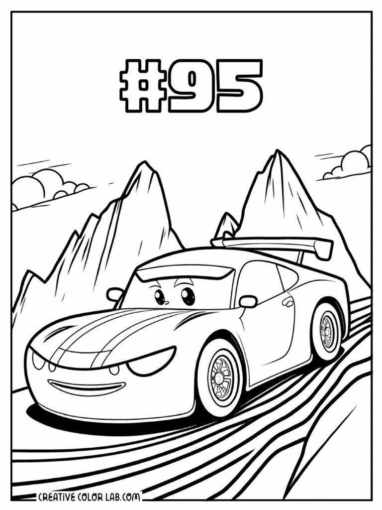 Cars Coloring Book | PDF
