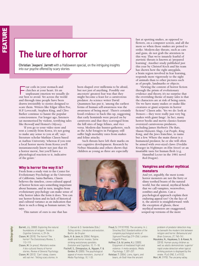 The Psychological and Evolutionary Insights into Why Horror Stories ...