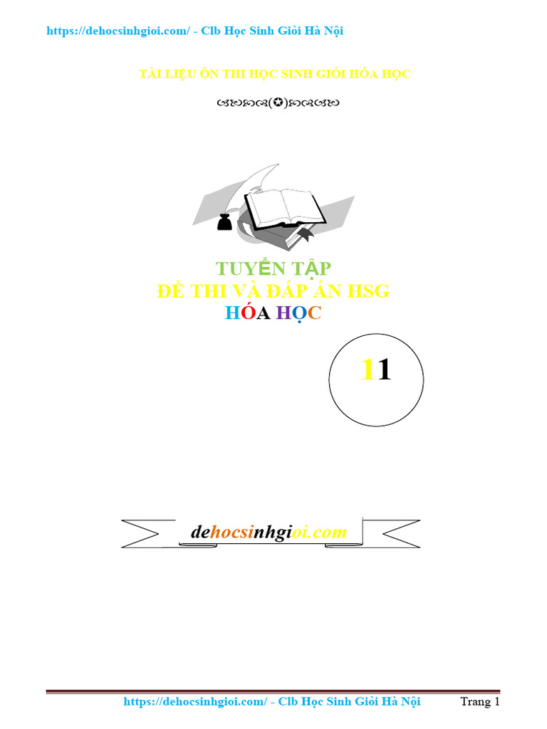 36-de-thi-HSG-Hoa-11-co-dap-an Năm 2020 | PDF