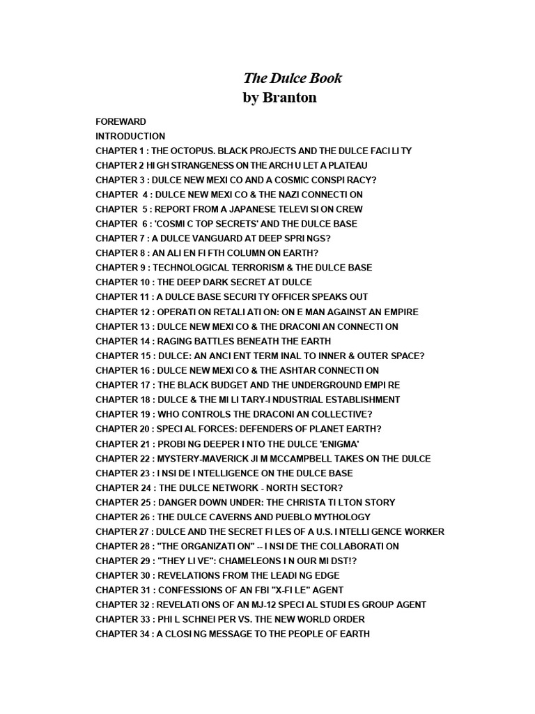 The Dulce Book | PDF | Social Science