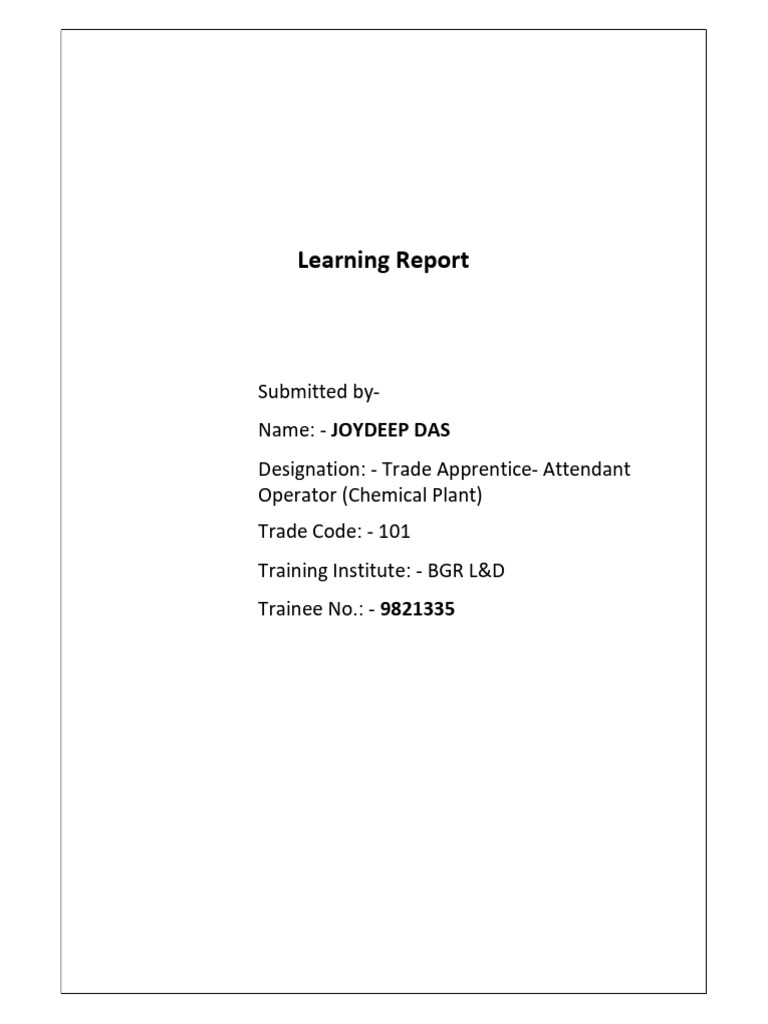 Learning Report | PDF | Pump | Valve