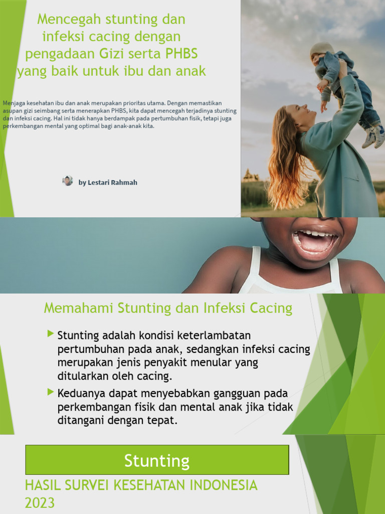 Mencegah Stunting Dan Infeksi Cacing Dengan Pengadaan Gizi | PDF | Kesehatan Holistik