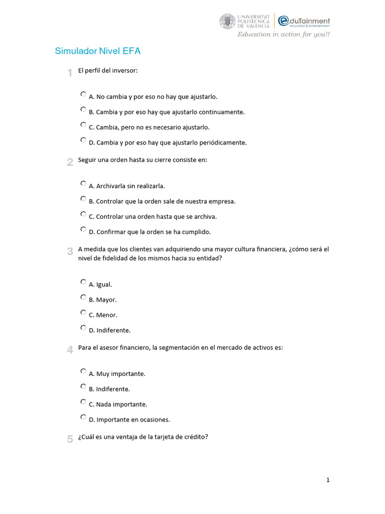 Simulación EFA | PDF | Interés | Tasas de interés