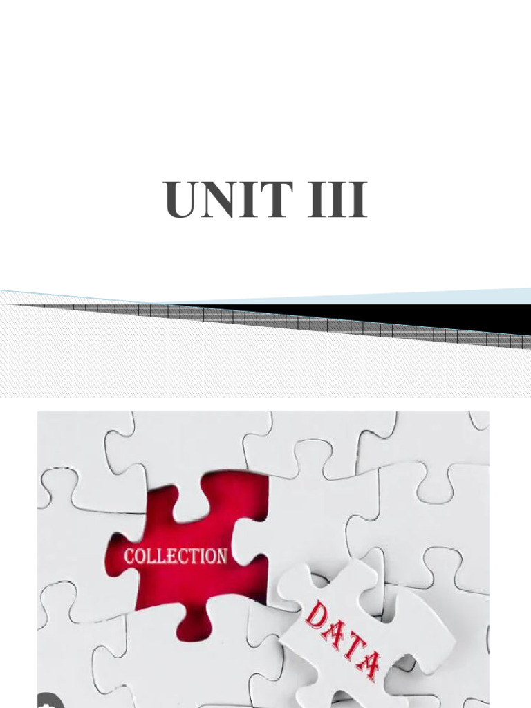 Unit III.ppt | Download Free PDF | Skewness | Survey Methodology