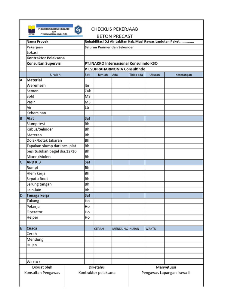 Cek - List Peer Sal - Primer | PDF