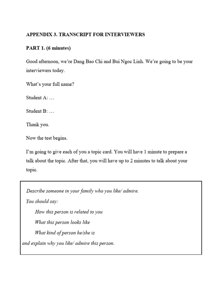 Interview transcript- Đặng Bảo Chi + Bùi Ngọc Linh | PDF | Career & Growth