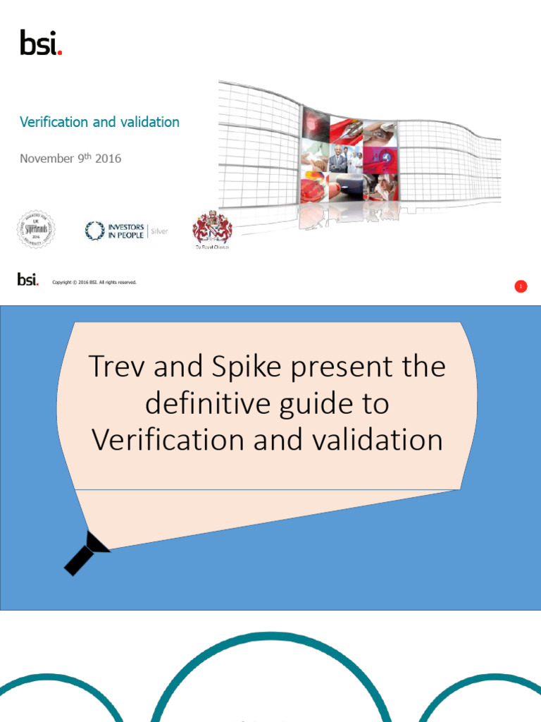 Bsi Md Validation And Verification Pdf Verification And Validation
