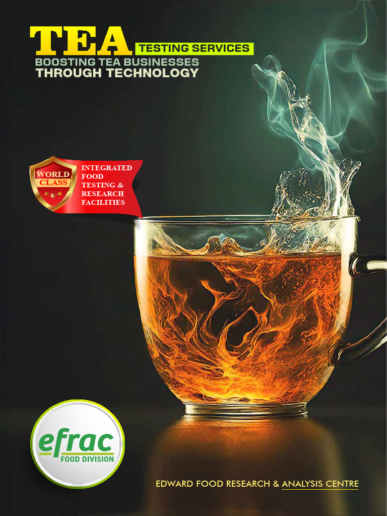 EFRAC Tea Brochure | Download Free PDF | Tea | Polyphenol