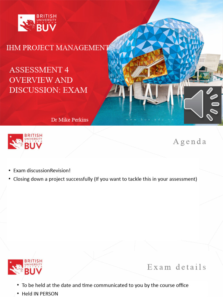 IHM PM Week 11 Revision Session 1 | PDF | Project Management | Risk