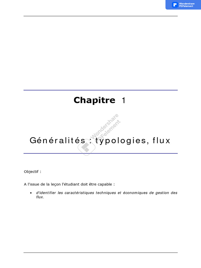 Gestion des Flux de Production : Types et Méthodes | PDF | Inventaire ...