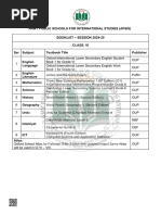 Grade 8 Booklist | PDF | Science