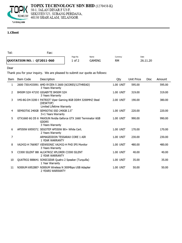 Customer | PDF | X86 Architecture | Computer Hardware