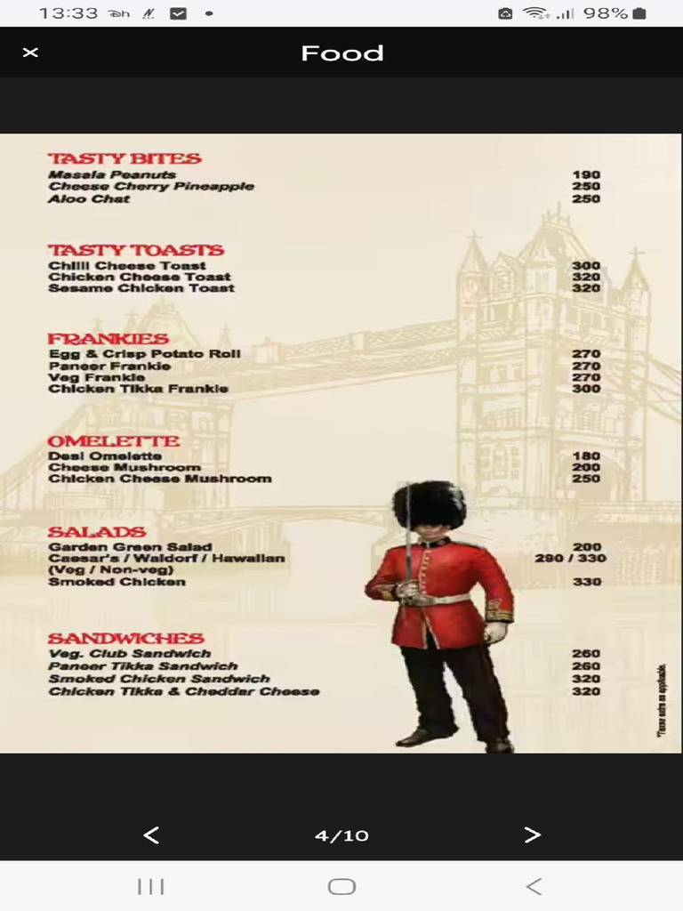 10 Downing Street menu | PDF | Western Cuisine | Foods