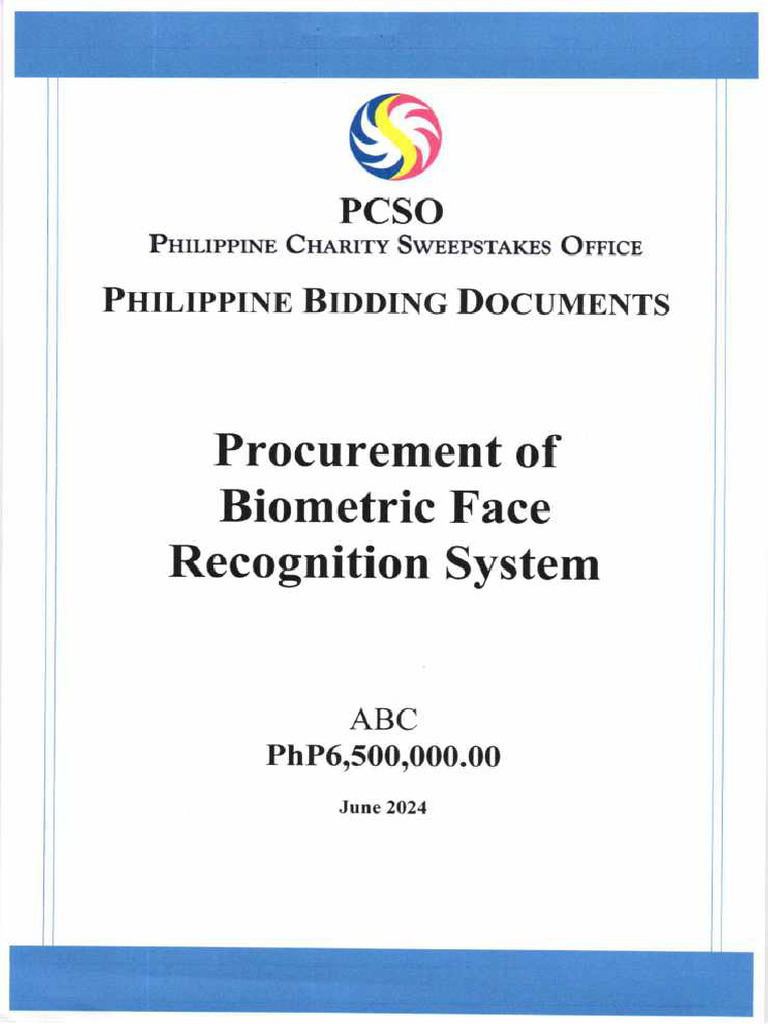 PCSO - FR - PCSBidding Documents and Invitation To Bid Par | PDF ...
