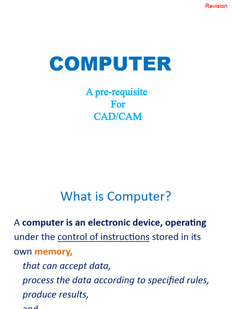 Ls-02a-Computer Hardware Basics | PDF | Random Access Memory | Central Processing Unit
