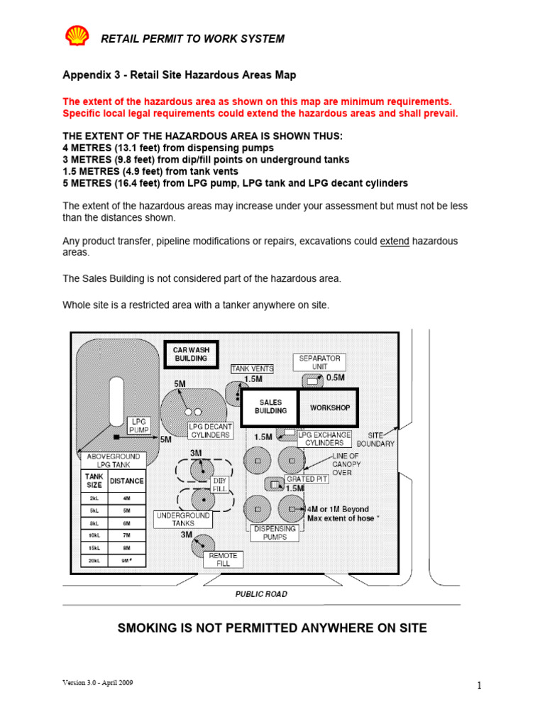 PTW - Site Hazardous Zoning Map | PDF
