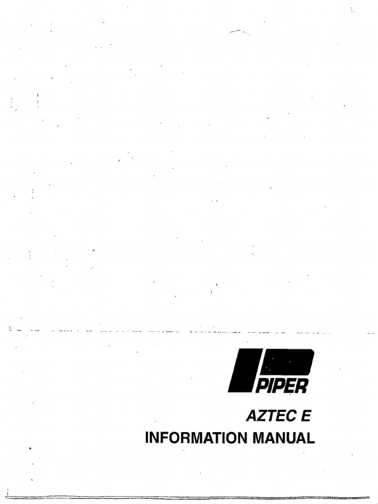 Piper Aztec Afm | PDF