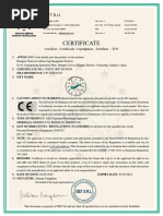 Hammar H20 Hydrostatic Release Unit Certificate | PDF