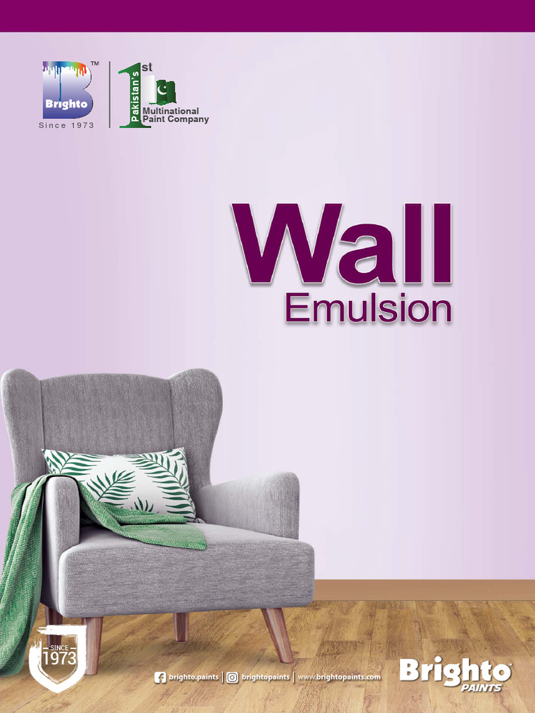 Brighto Wall Emulsion Digital Shade Card | PDF