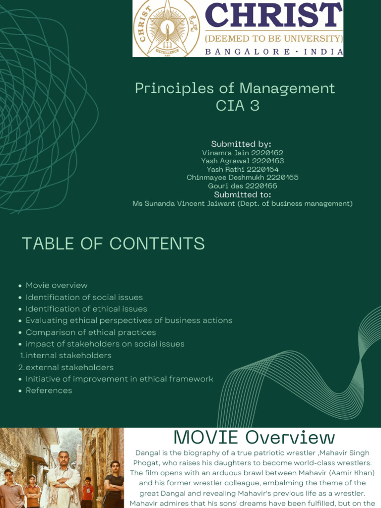 POM CIA 3 final | PDF | Social Psychology