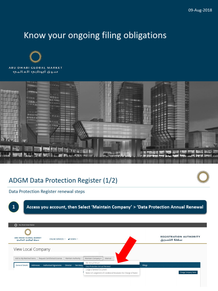 Filing Obligation Guidance | PDF | Information Privacy | Privately Held ...
