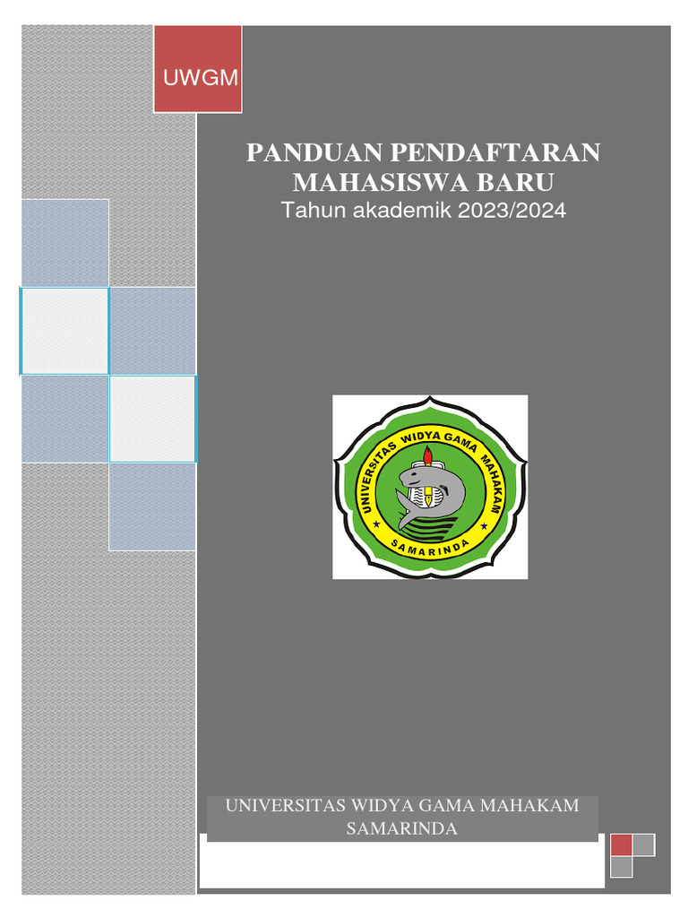 Panduan Pendaftaran Mahasiswa UWGM 2023 | PDF