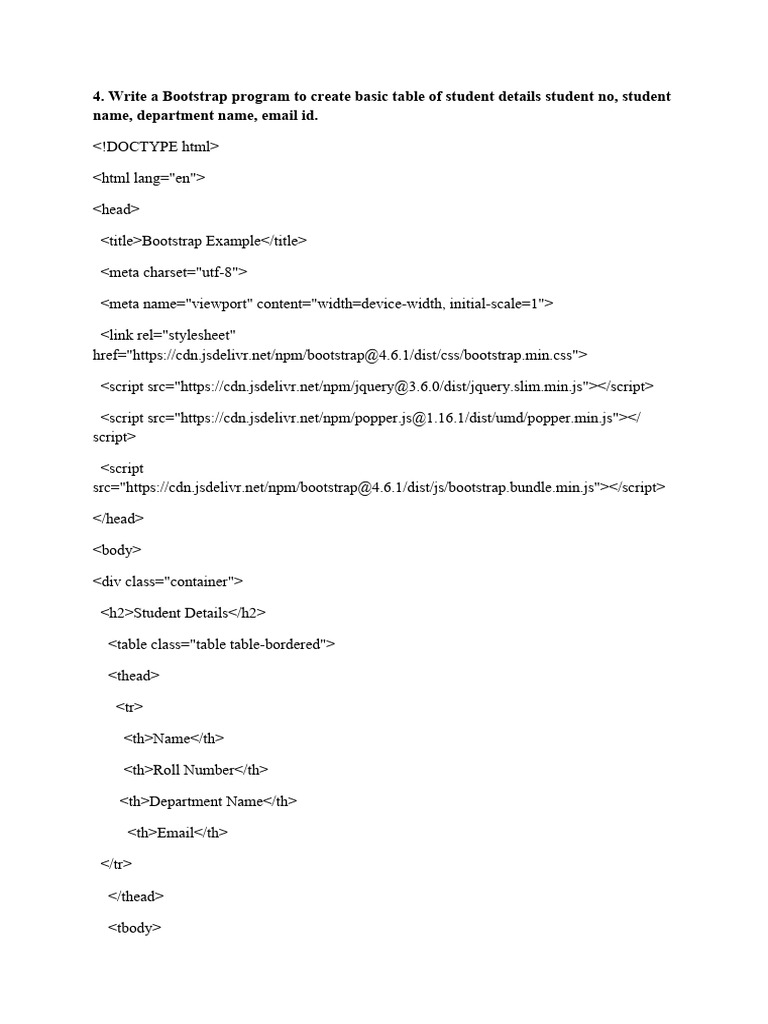 BOOTSTRAP PROGRam | PDF