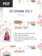 Ket Speaking Exam Marking Sheet | PDF | Language Arts & Discipline