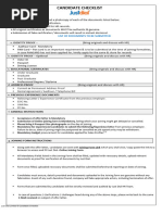 Joining Document Check List: Employee Code: Designation: Name ...