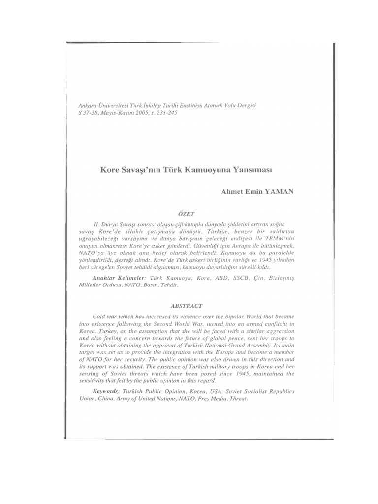 Kore Savaşı | PDF