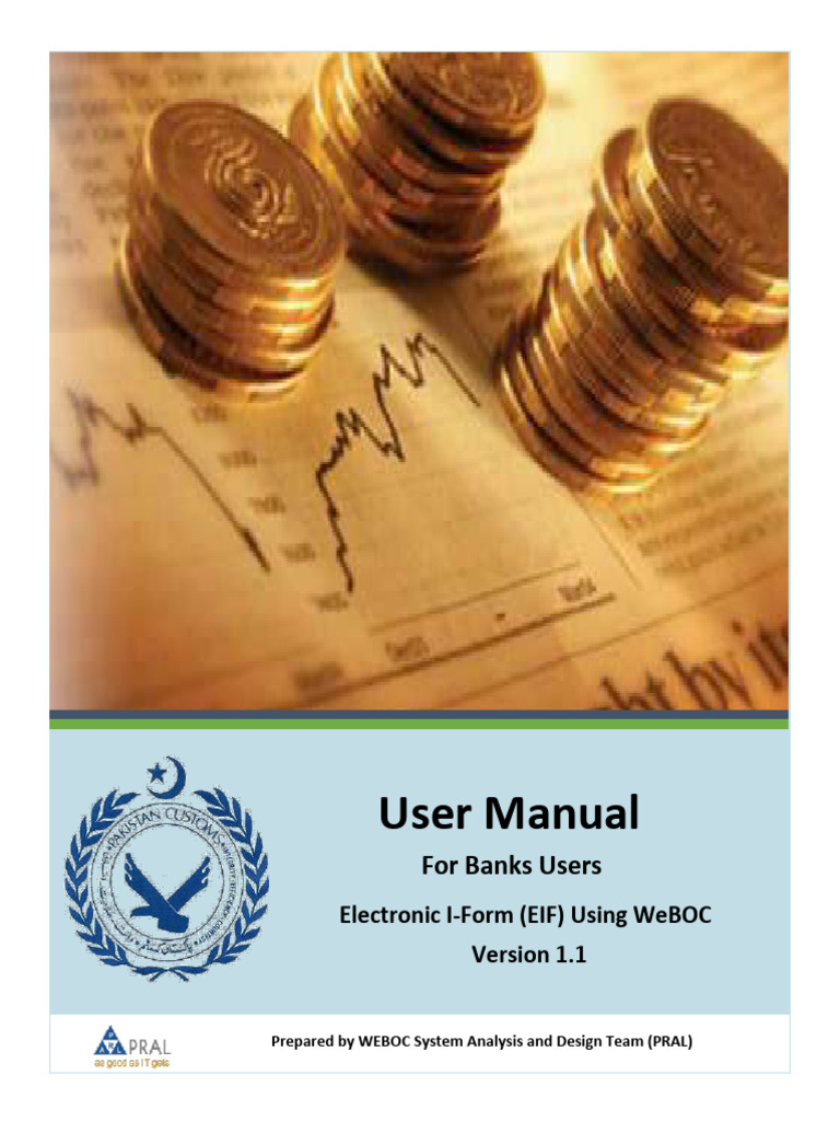 EIF UserManual FEC5 Annex | PDF | Banks | Login